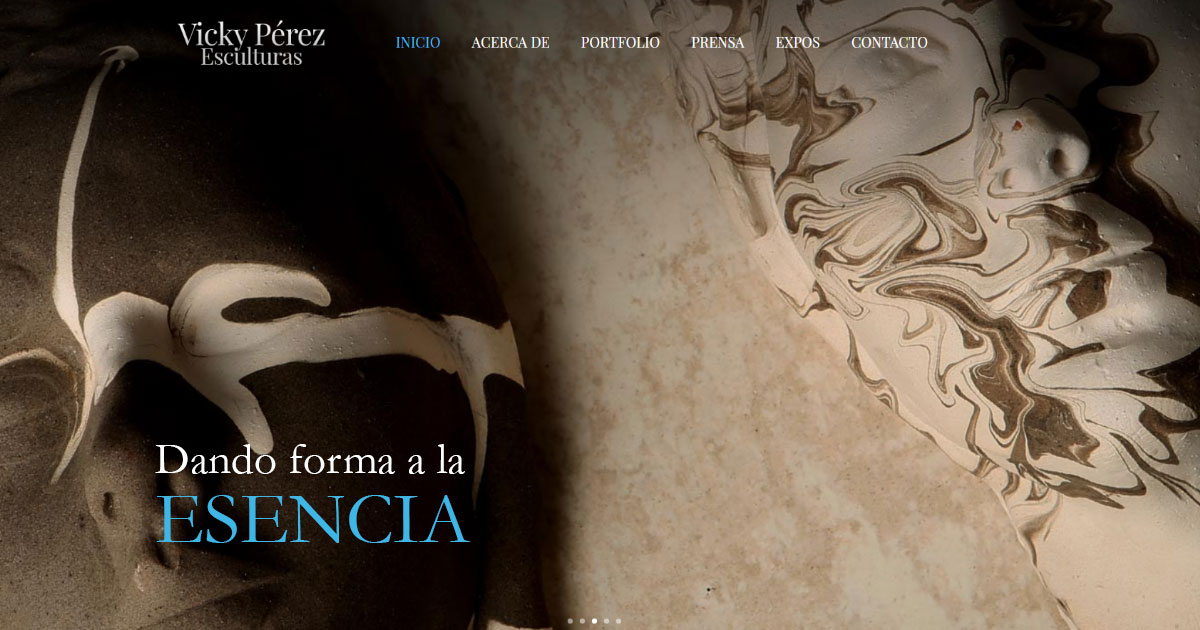 El equilibrio estético de Vicky Pérez – Victoria Pérez Esculturas